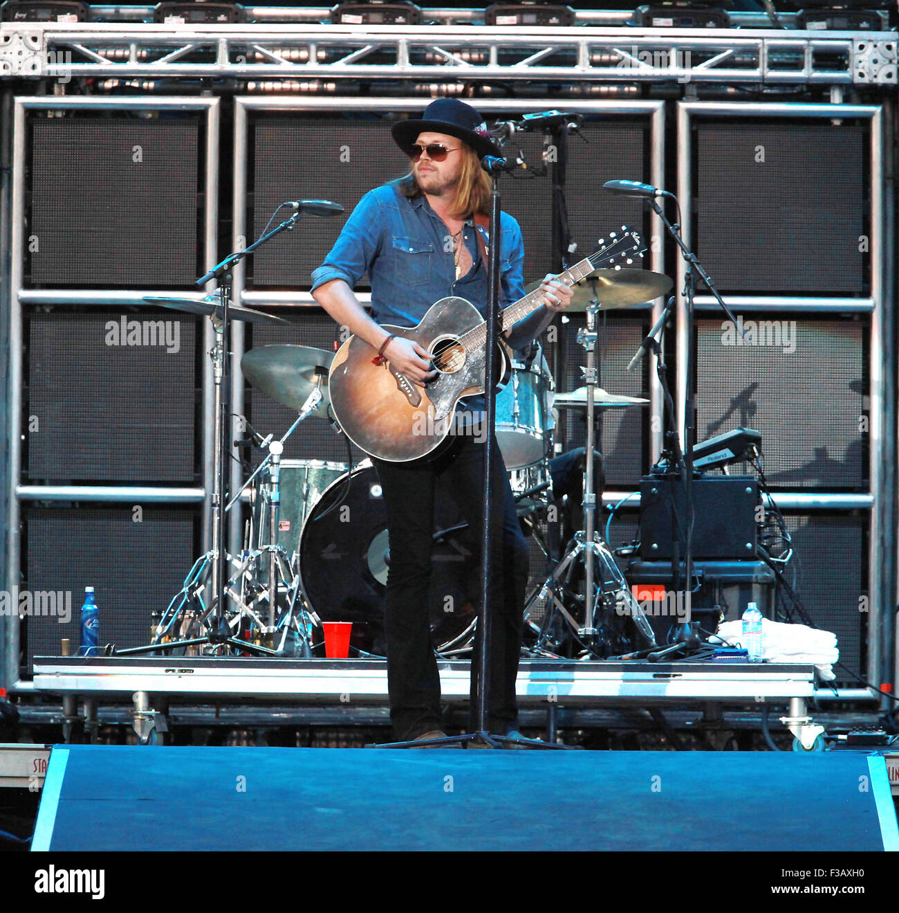 Las Vegas, Nevada, USA. 3rd Oct, 2015. Michael Hobby, lead vocalist of ...