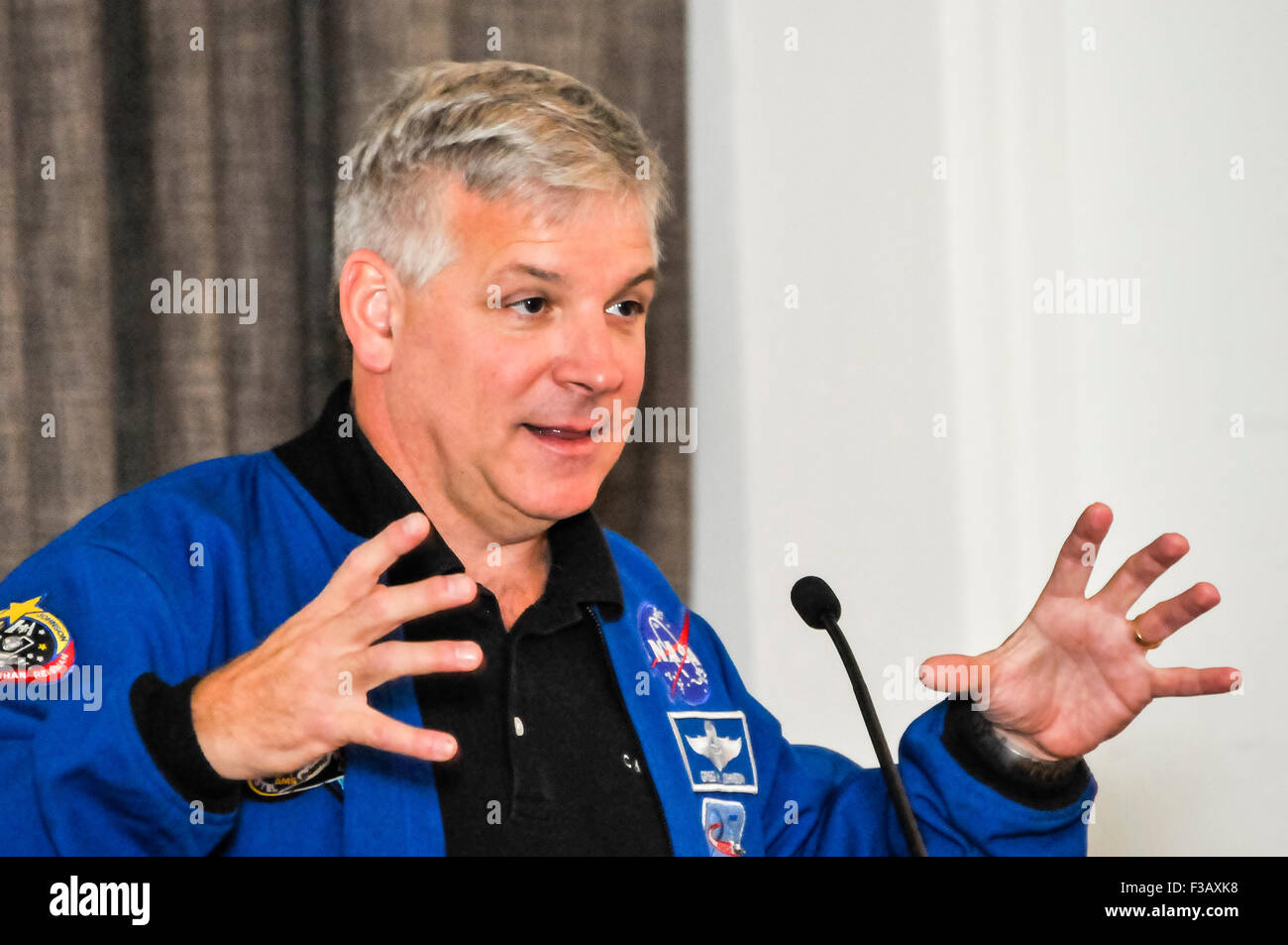 Belfast, Northern Ireland, UK. 3rd October, 2015. NASA astronaut Greg H ...