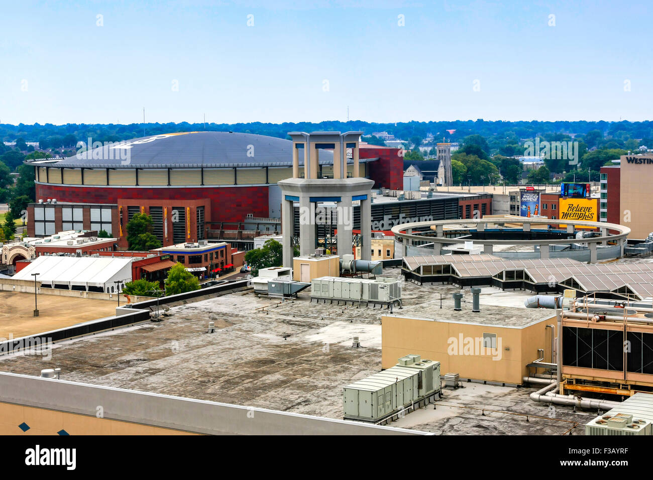 Aerial view of Memphis Tennessee Stock Photo - Alamy