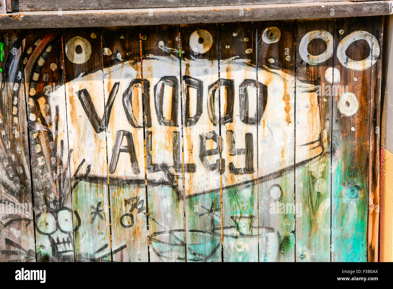 Voodoo alley nightclub sign on hi-res stock photography and images - Alamy
