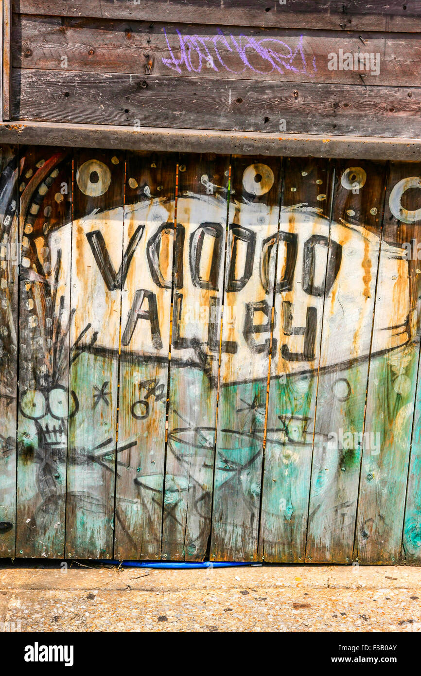 Voodoo alley nightclub sign on hi-res stock photography and images - Alamy
