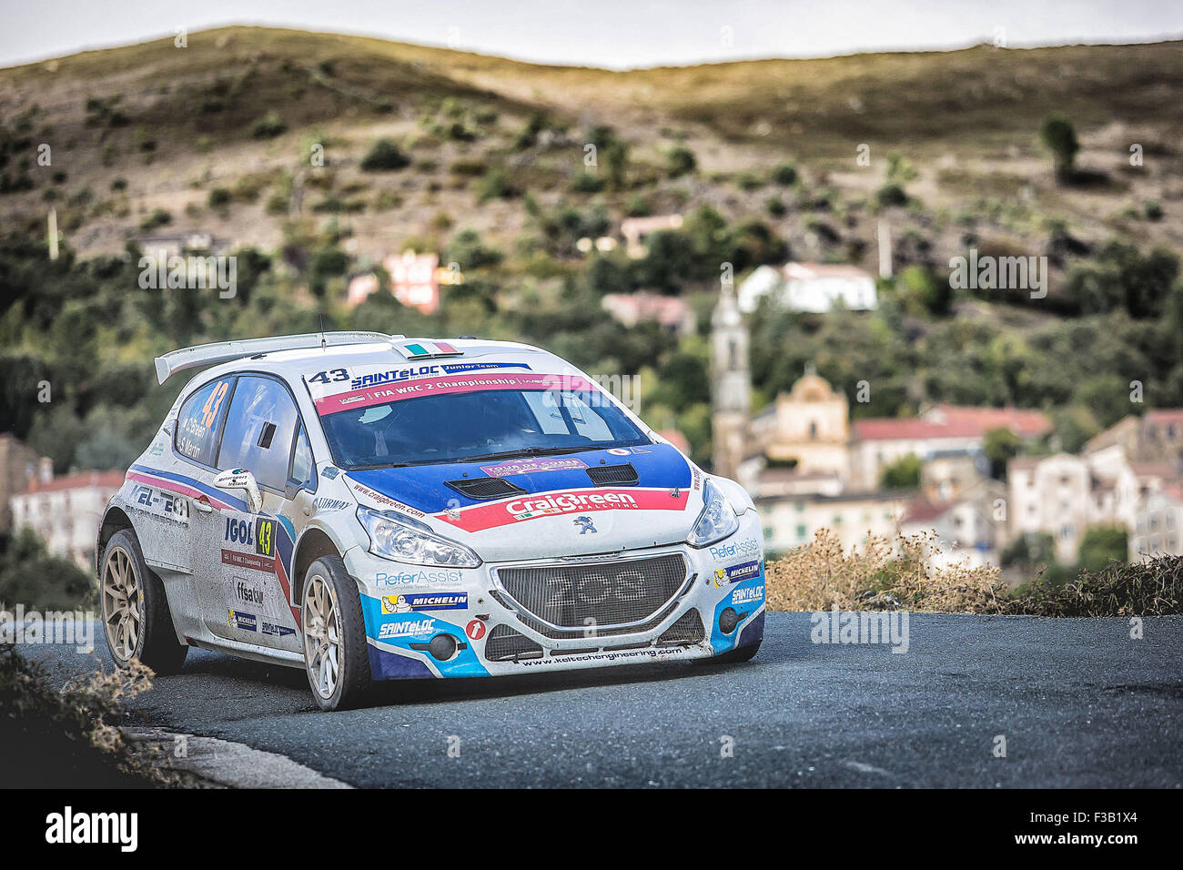 03.10.2015. Francardo to Sermano, Corsica. WRC Rally of Corsica, stages ...