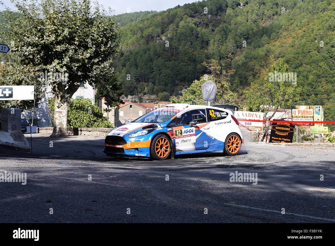 03.10.2015. Francardo to Sermano, Corsica. WRC Rally of Corsica, stages ...