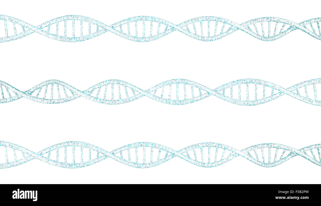 3D DNA strand with vibrant colors for genetics background Stock Photo ...