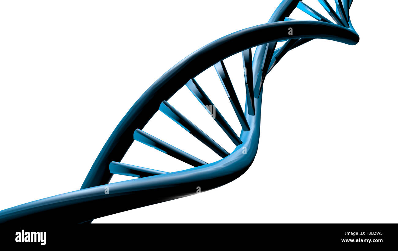 3D DNA strand with vibrant colors for genetics background Stock Photo ...