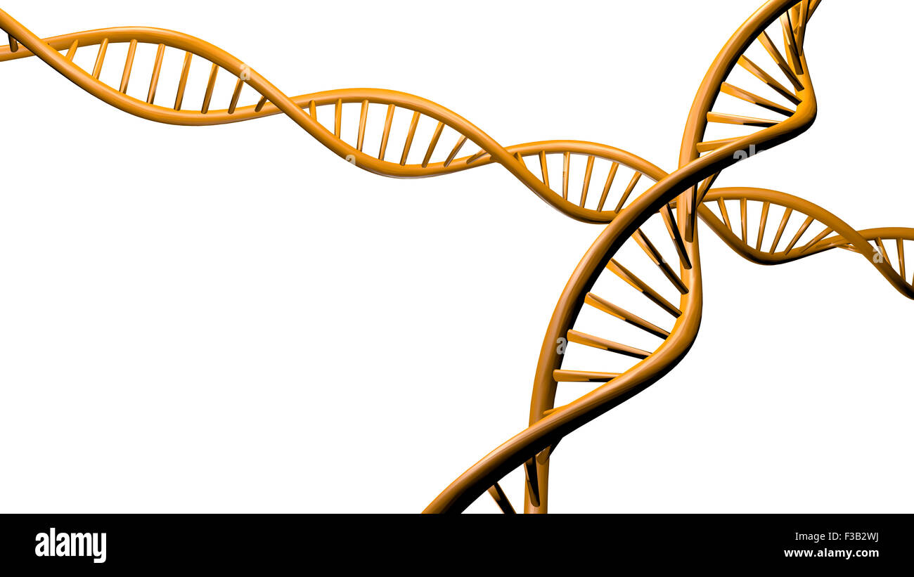 3D DNA strand with vibrant colors for genetics background Stock Photo ...