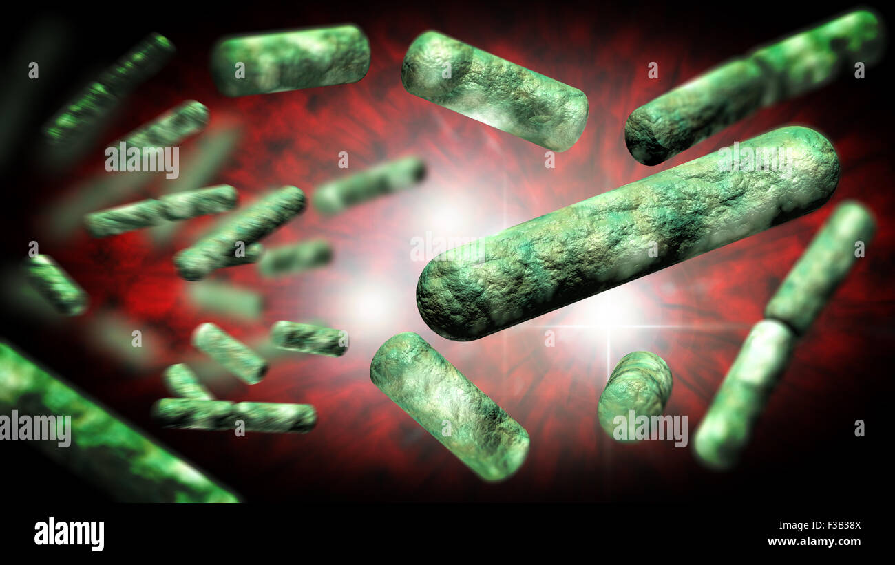 Escherichia coli also known as Ecoli bacteria in health science ...