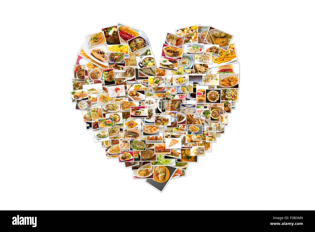 Collage of lots of popular worldwide dinner foods and appetizers in ...