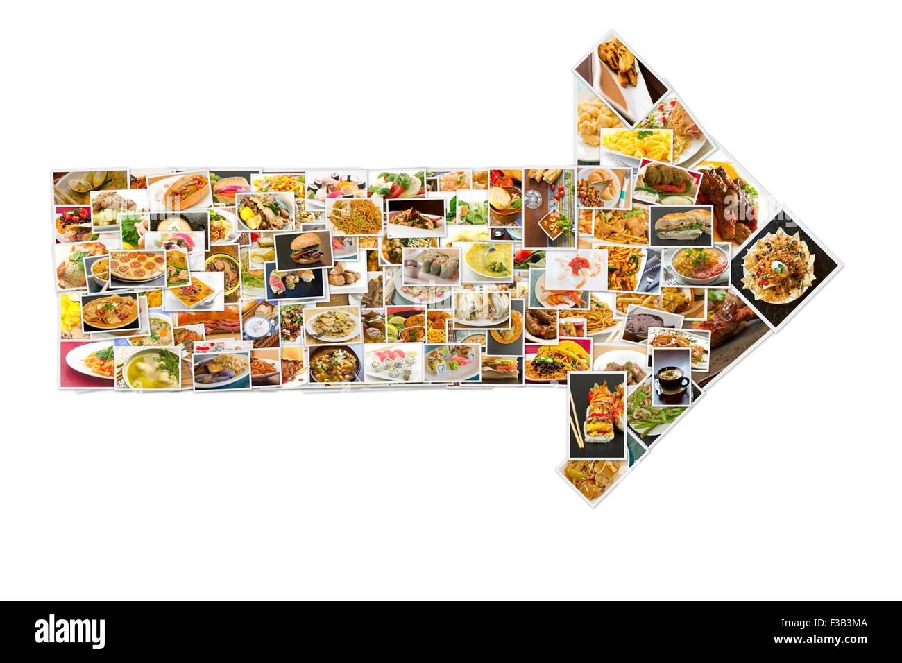 Collage of lots of popular worldwide dinner foods and appetizers in ...