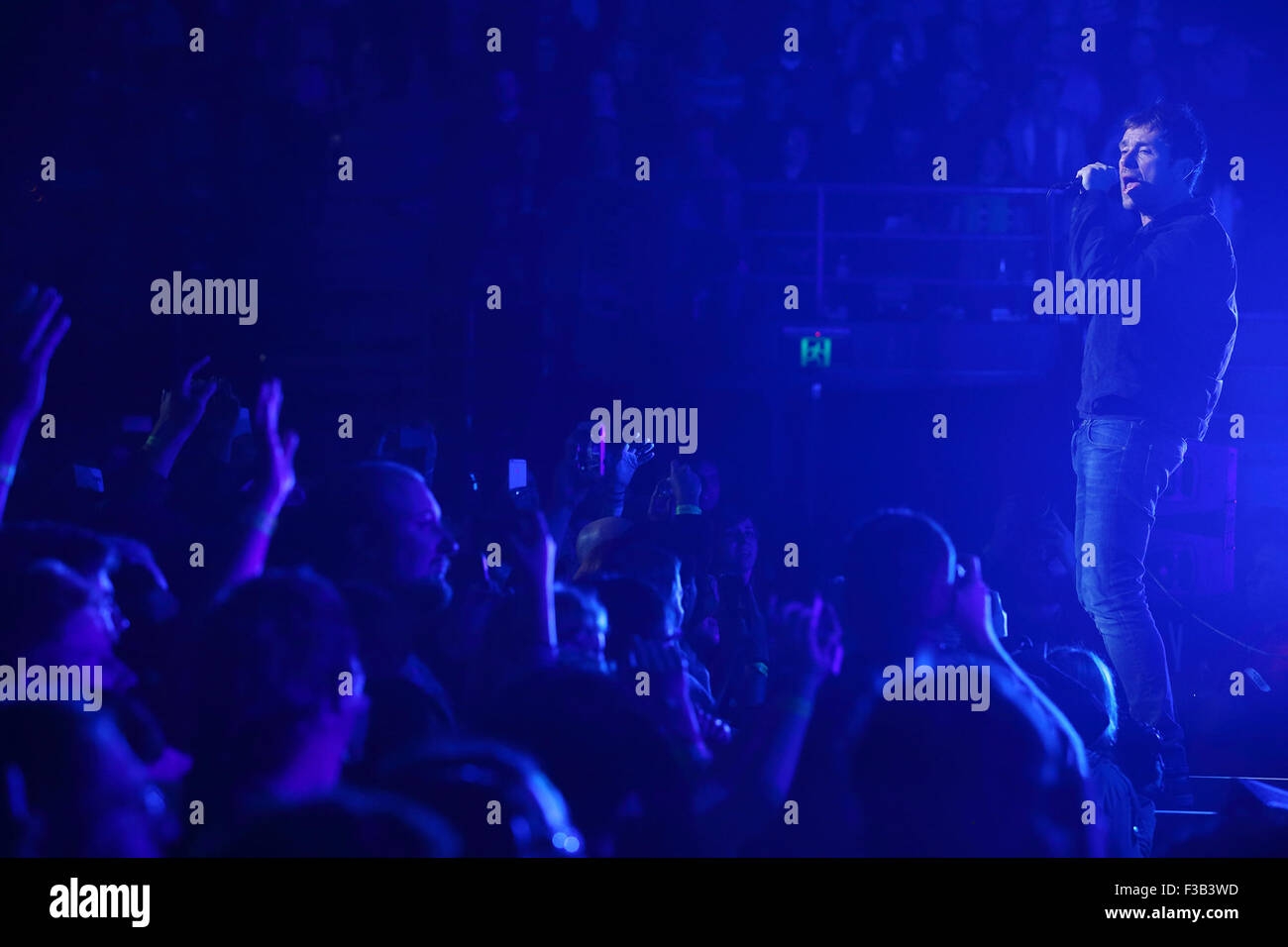 Blur performing live on stage at Perth Arena Featuring: Damon Albarn ...