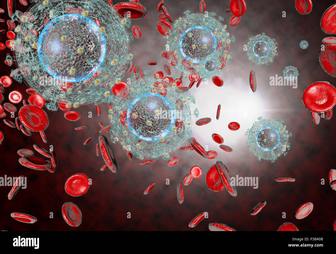 Hiv aids cells hi-res stock photography and images - Alamy