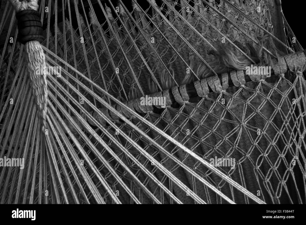 Native hammock Black and White Stock Photos & Images - Alamy
