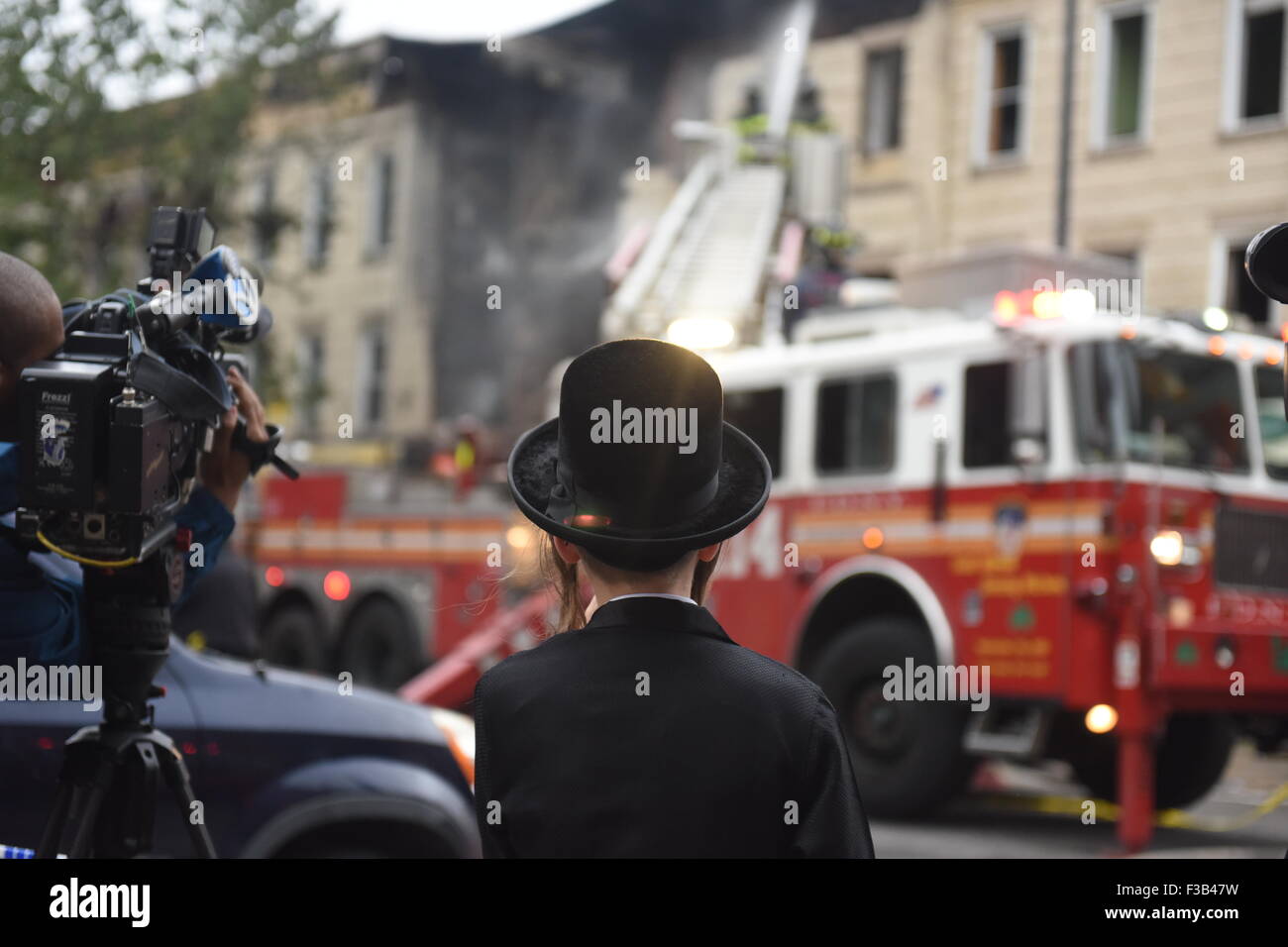 New York City, United States. 03rd Oct, 2015. Member of "black hat ...