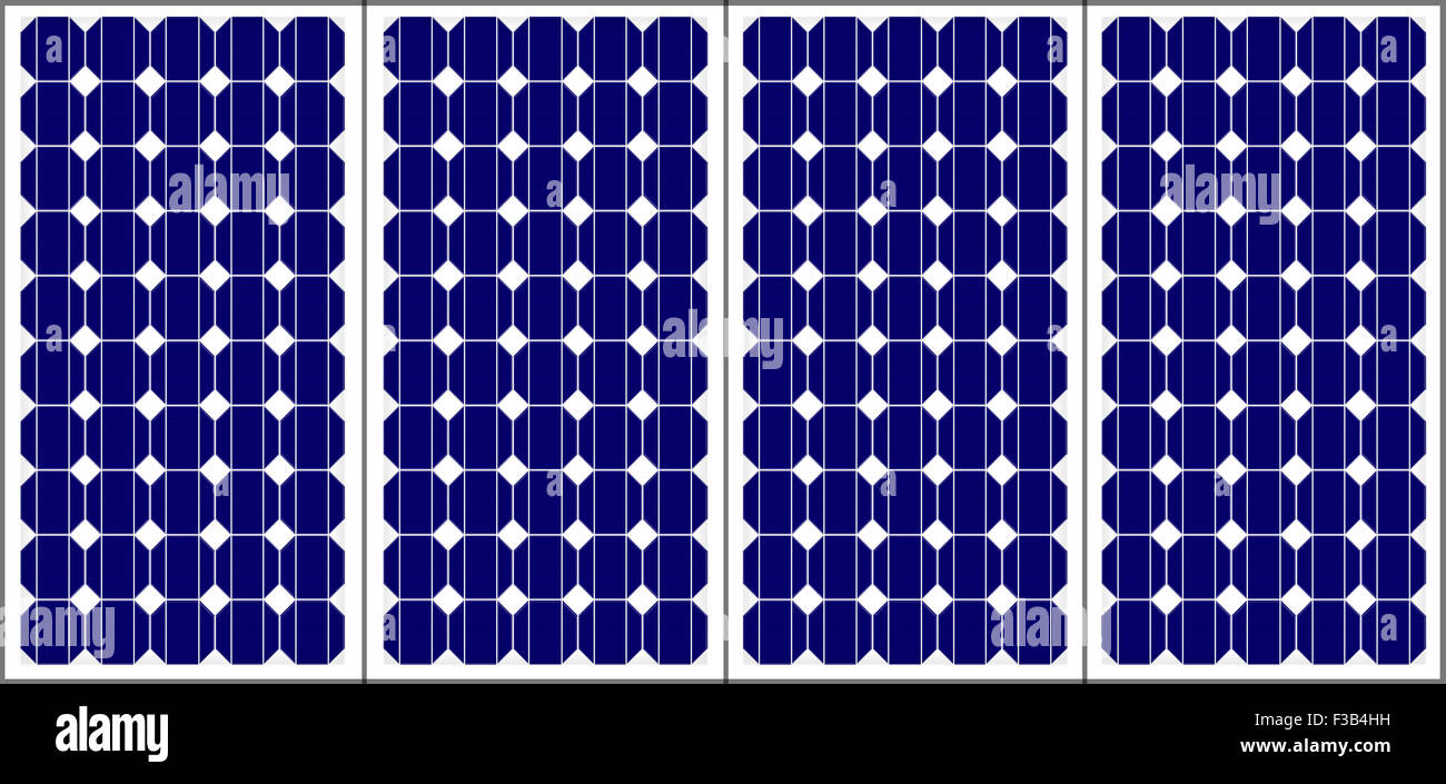 Solar panel design graphic for use as clean energy background Stock ...