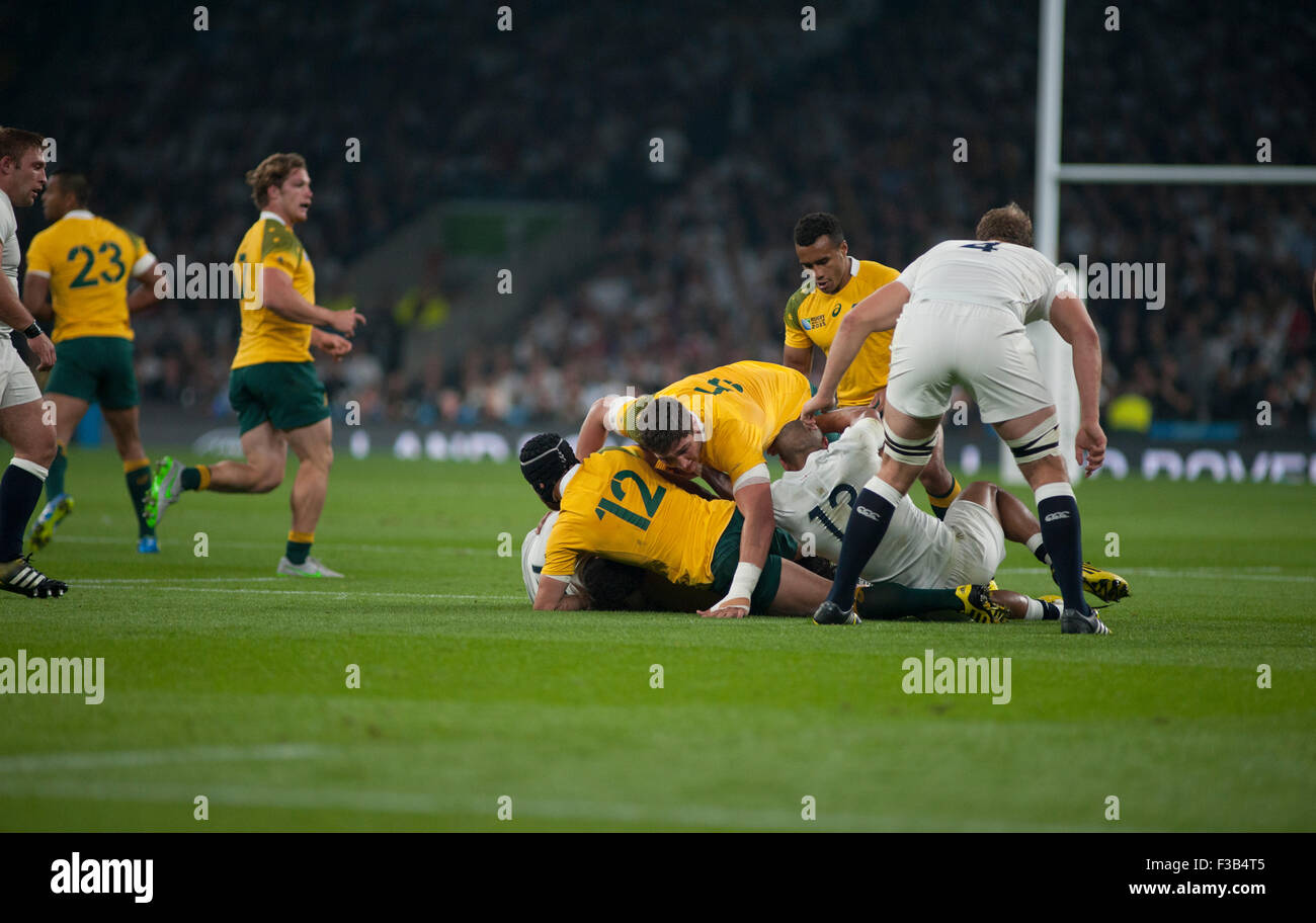 Twickenham Stadium, London, UK. 3rd October, 2015. England v Australia ...