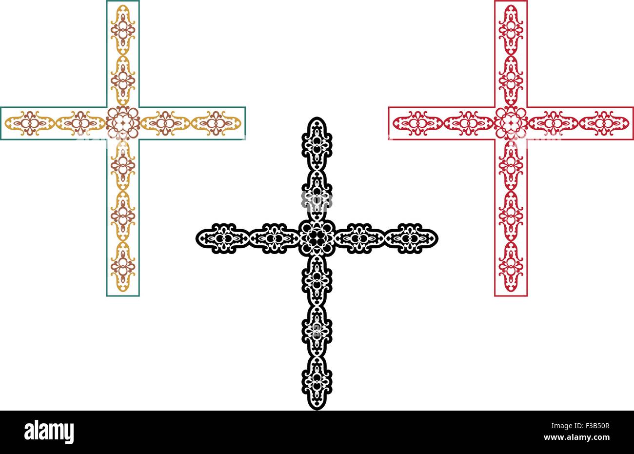 Christian Cross Design Vector Art Stock Vector Image & Art - Alamy