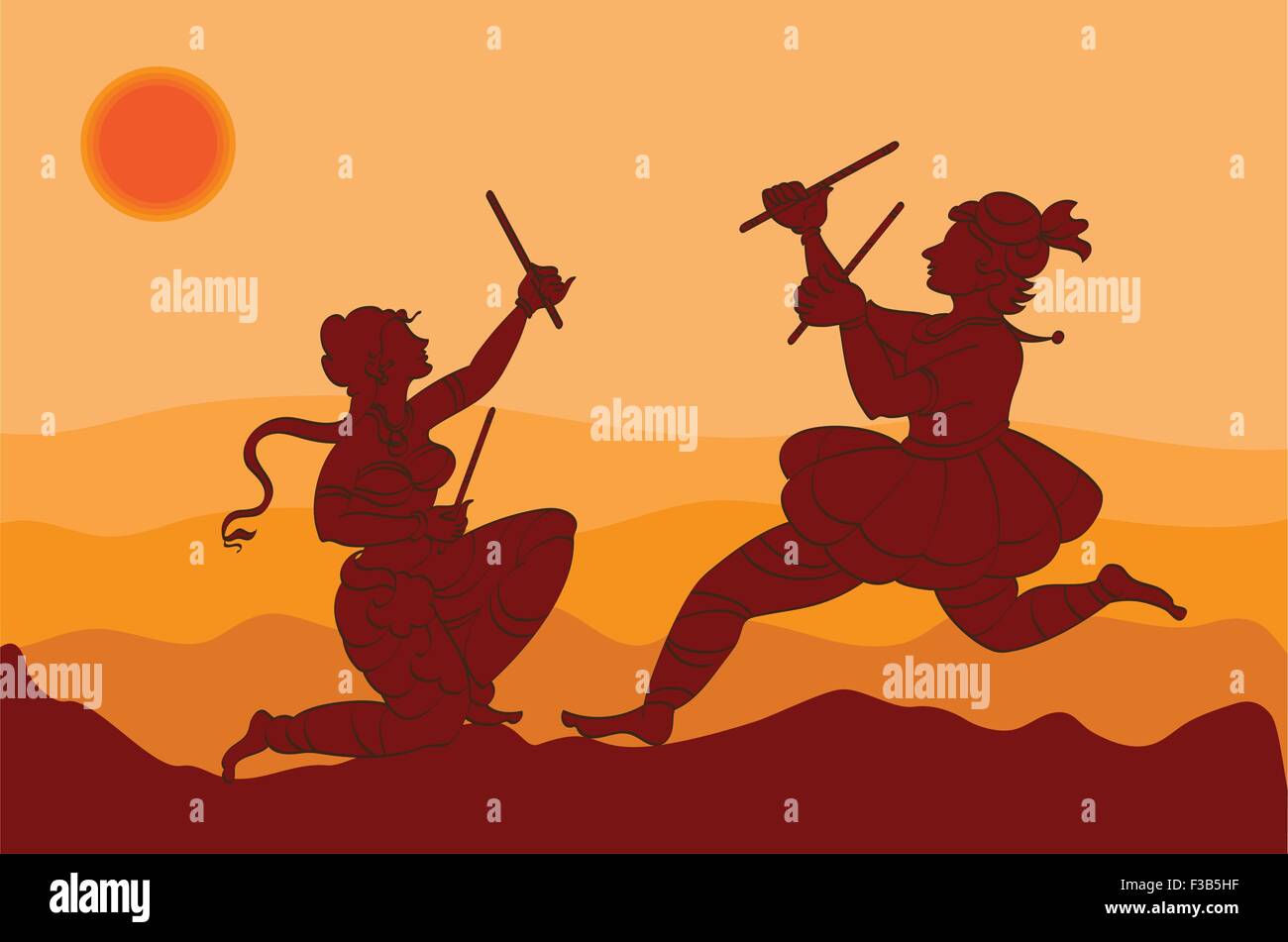 Shadow Art, Dancers Vector Art Stock Vector Image & Art - Alamy