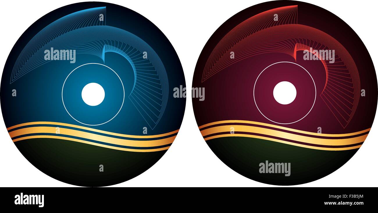 Cd - Dvd Label Design Template Vector Art Stock Vector Image & Art - Alamy