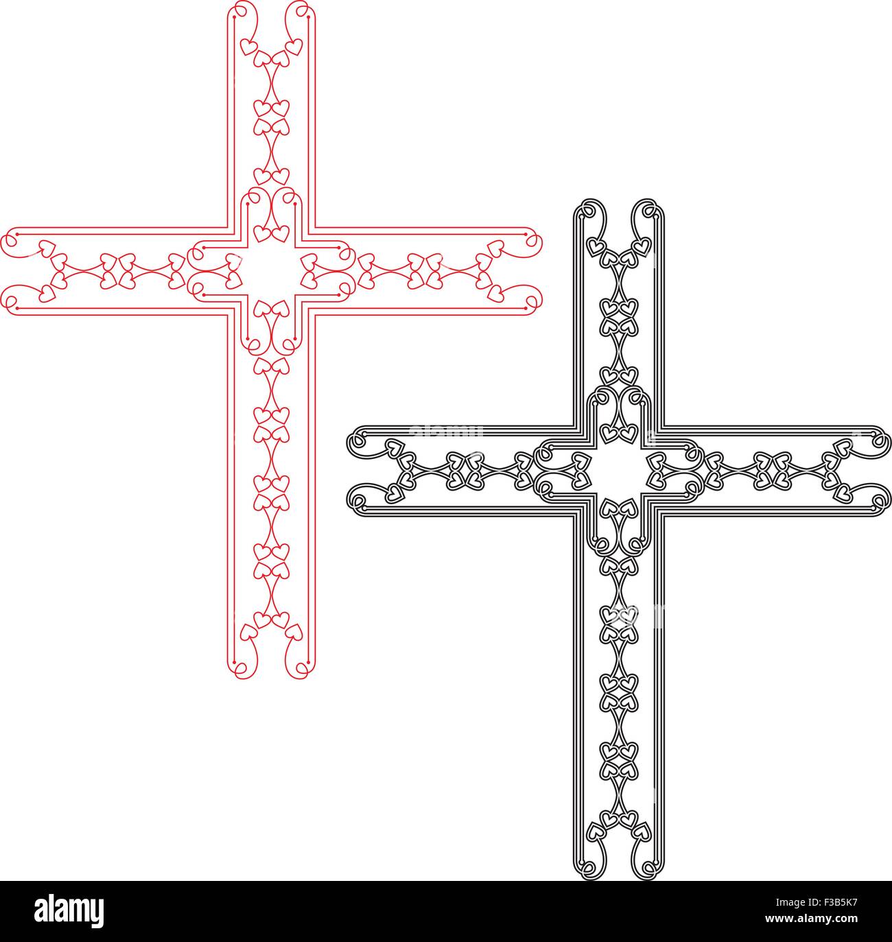 Christian Cross Design Vector Art Stock Vector Image & Art - Alamy