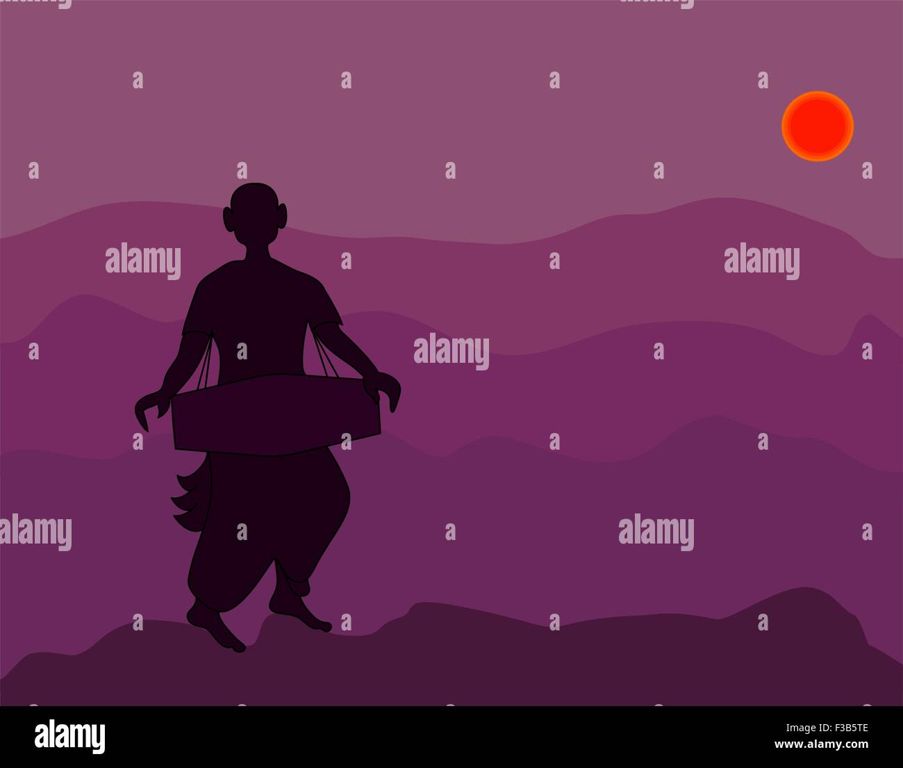 Hare krishna drum Stock Vector Images - Alamy
