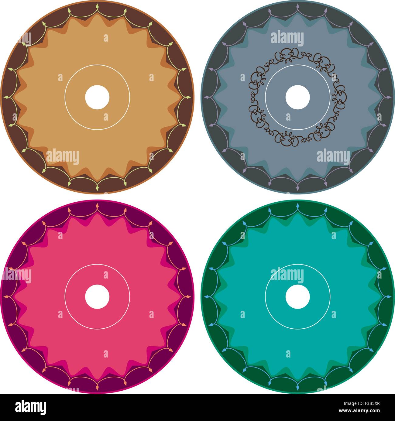 Cd - Dvd Label Design Template Vector Art Stock Vector Image & Art - Alamy
