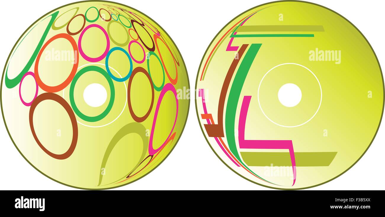 Cd - Dvd Label Design Template Vector Art Stock Vector Image & Art - Alamy