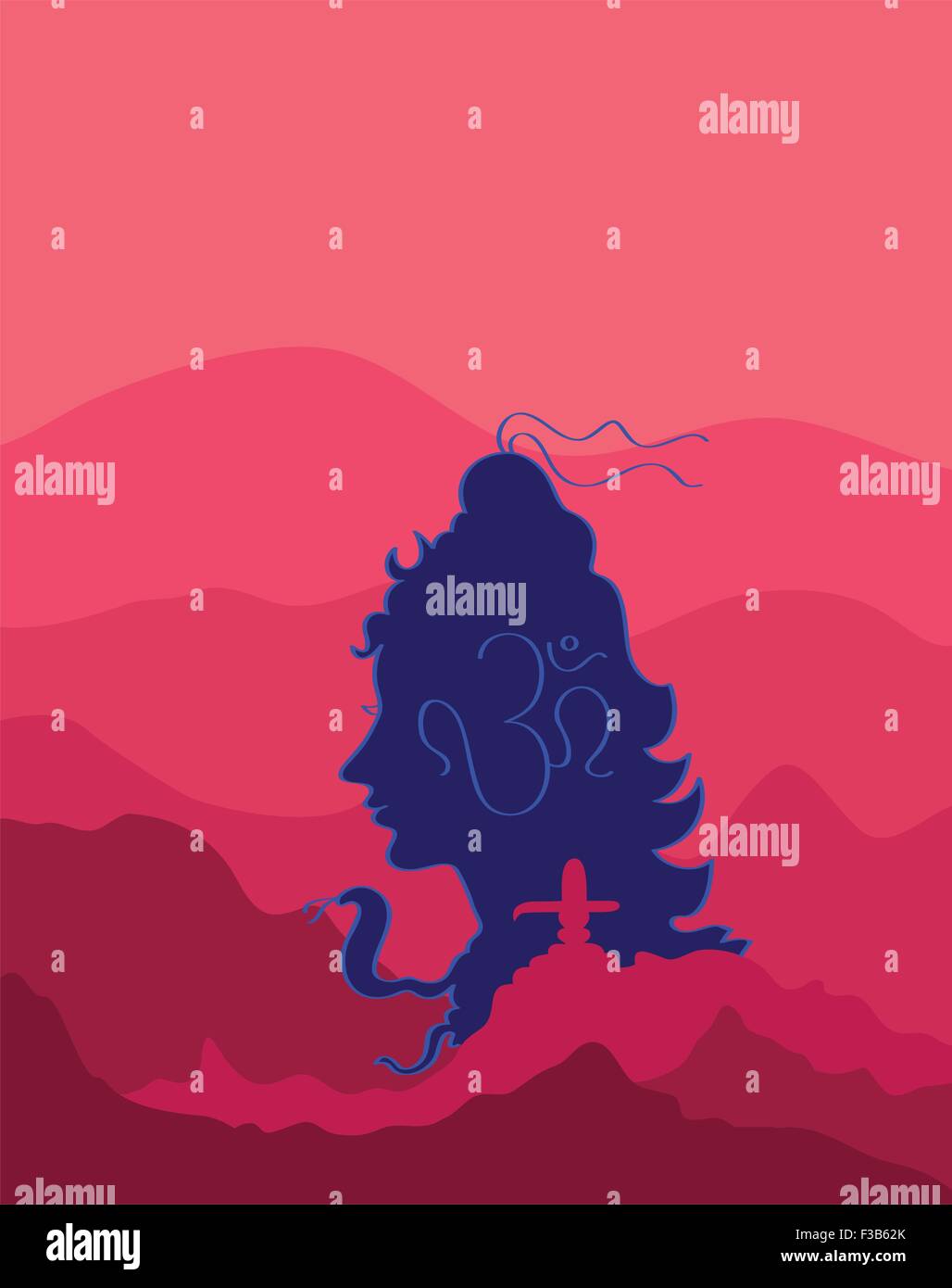 Shiva The Hindu God Vector Art Stock Vector Image & Art - Alamy