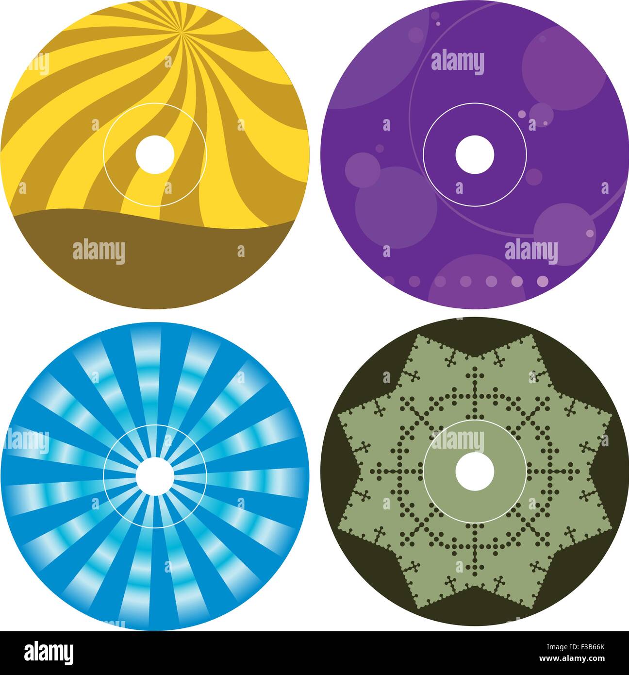 Abstract design template dvd label Cut Out Stock Images & Pictures - Alamy