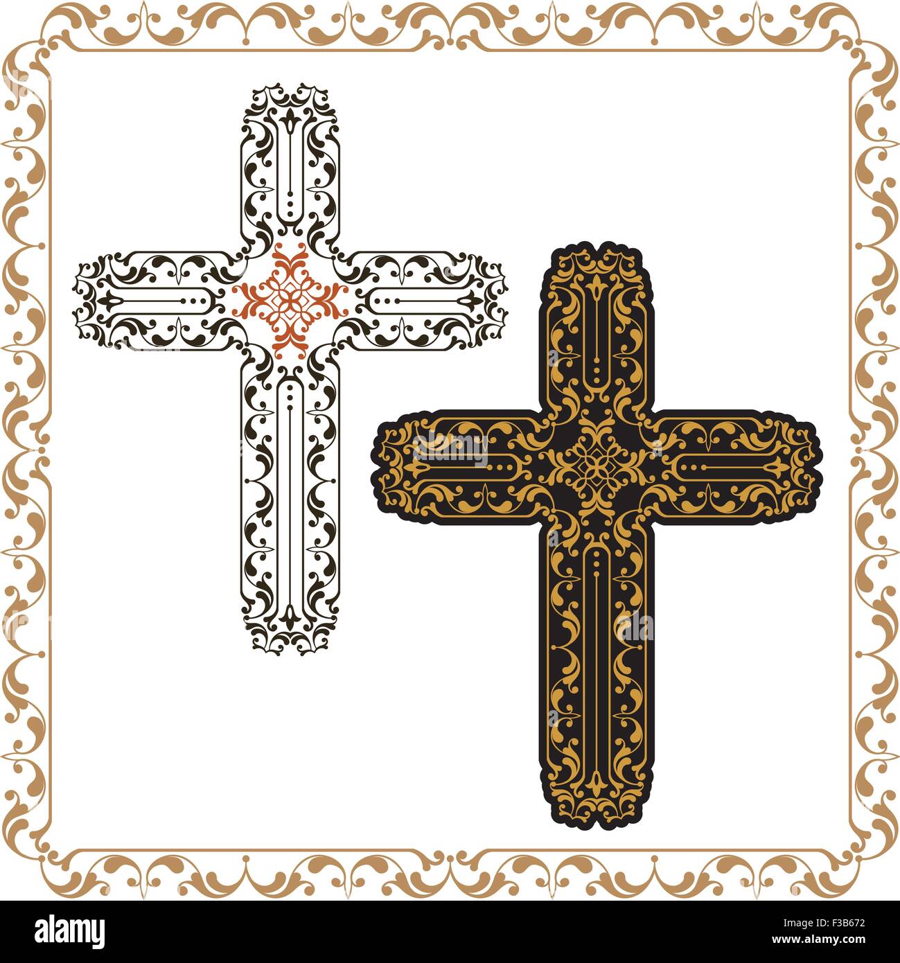 Christian Cross Design Vector Art Stock Vector Image & Art - Alamy