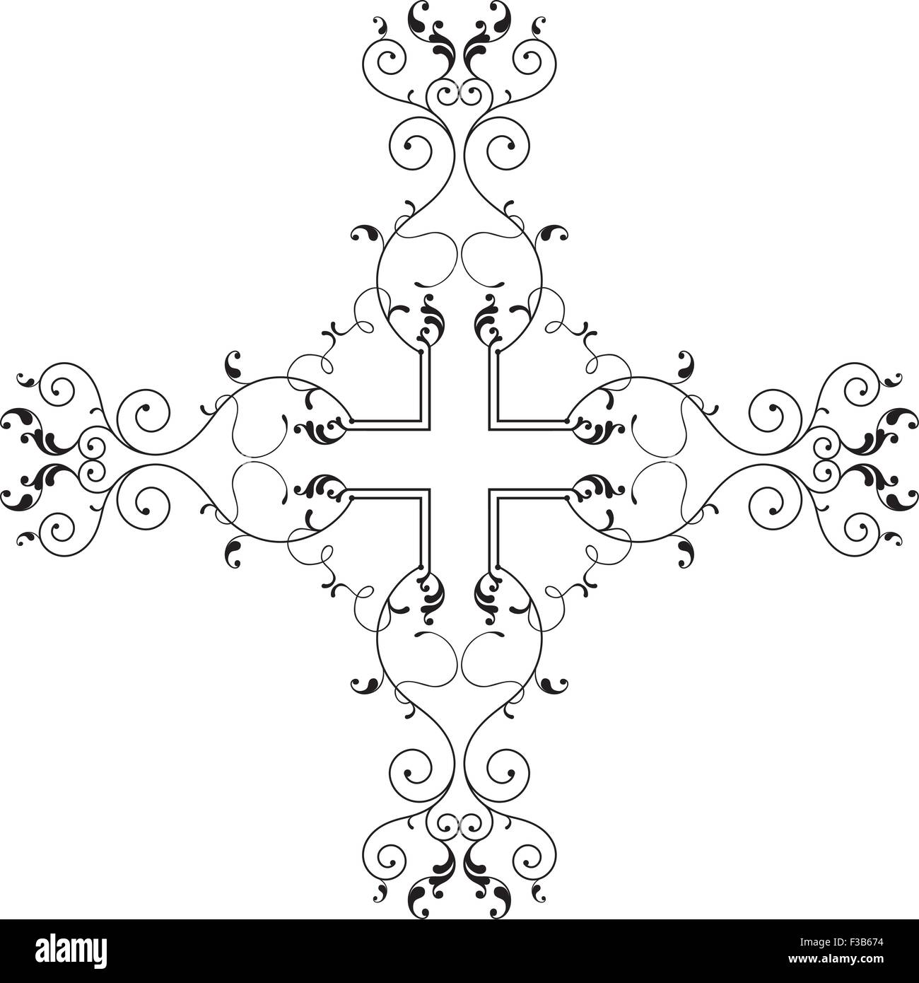 Christian Cross Design Vector Art Stock Vector Image & Art - Alamy