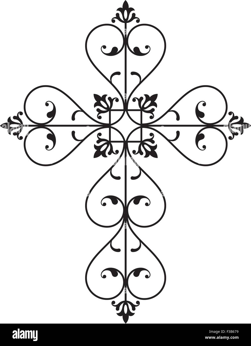 Christian Cross Design Vector Art Stock Vector Image & Art - Alamy