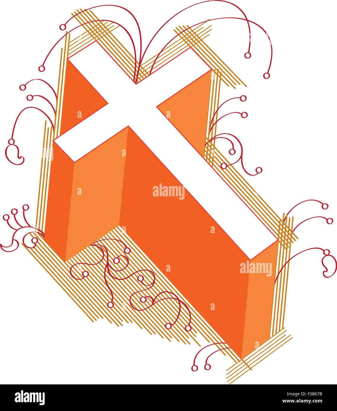 Christian Cross Design Vector Art Stock Vector Image & Art - Alamy
