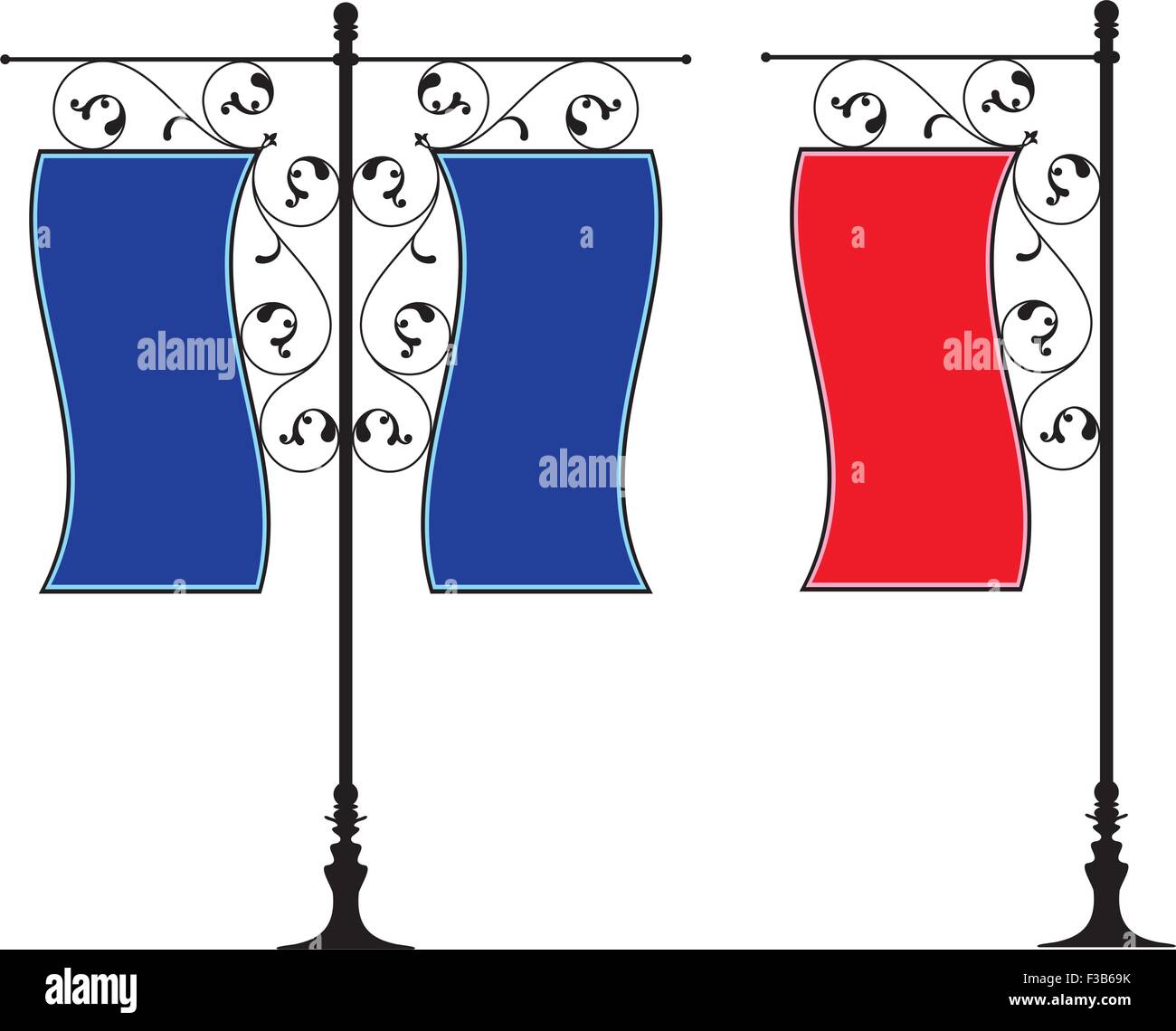 Cast iron signage Stock Vector Images - Alamy