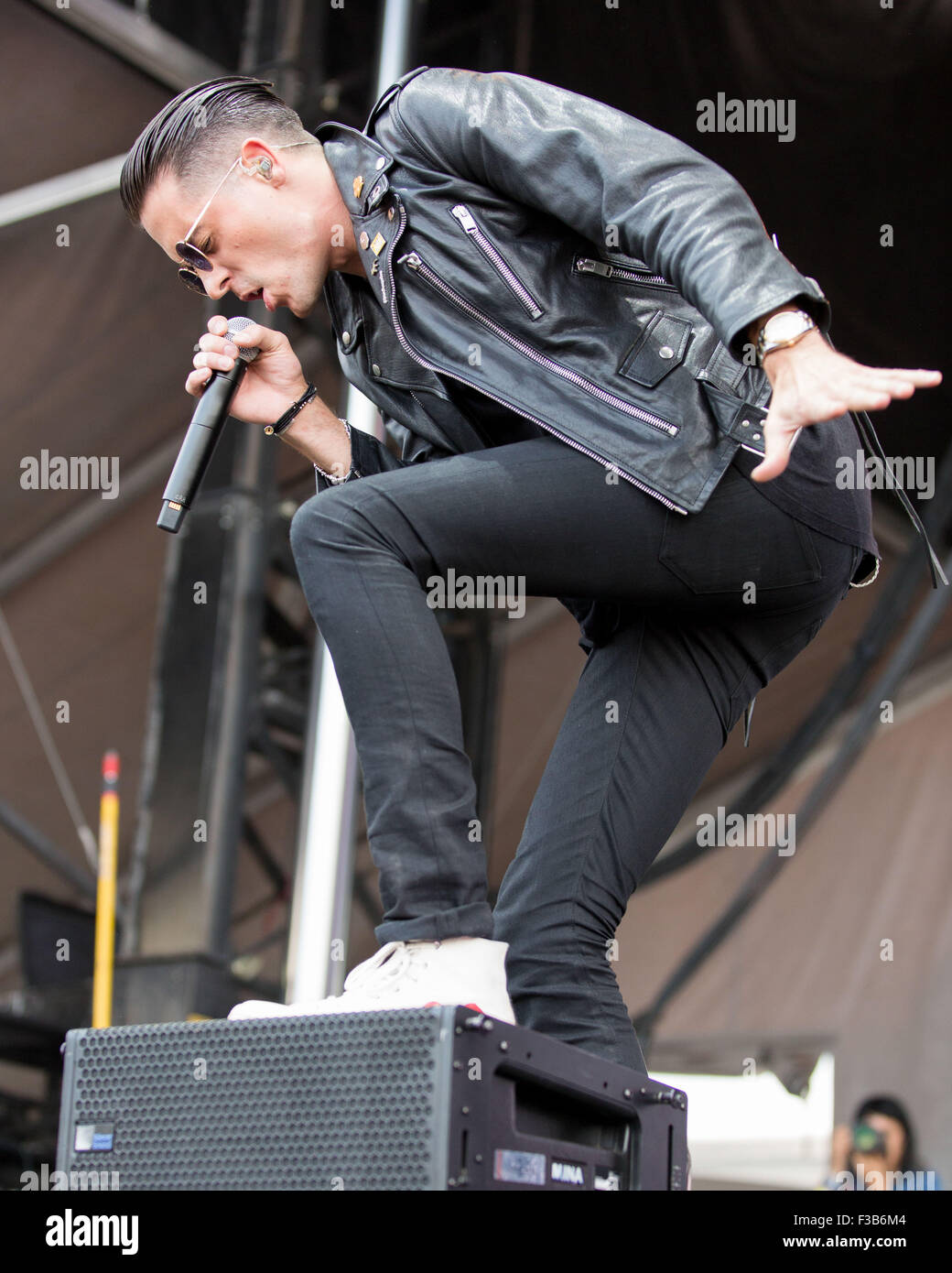 Austin, Texas, USA. 3rd Oct, 2015. Rapper G-EAZY (aka YOUNG GERALD ...