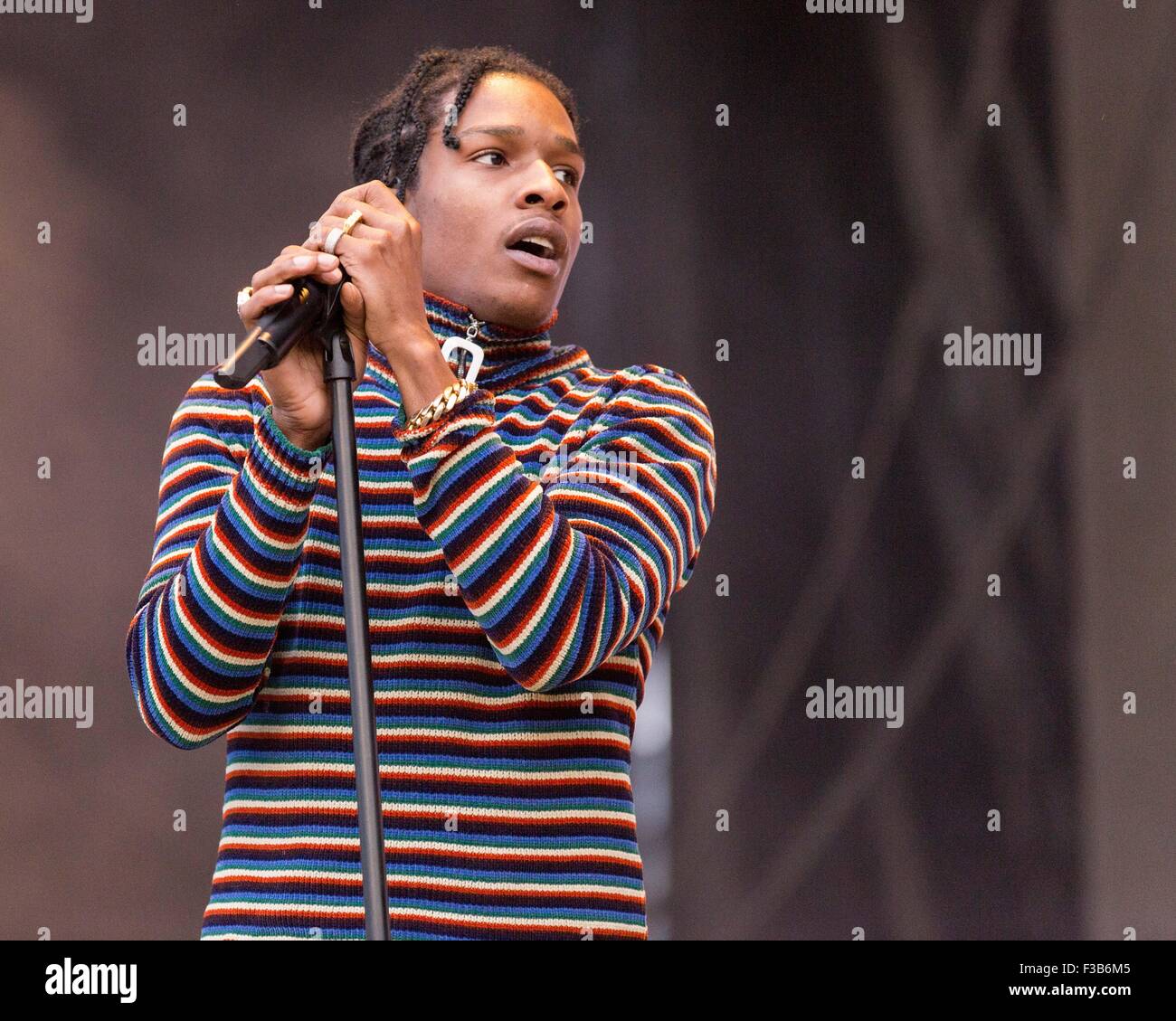 Austin, Texas, USA. 3rd Oct, 2015. Rapper A$AP ROCKY performs live at ...