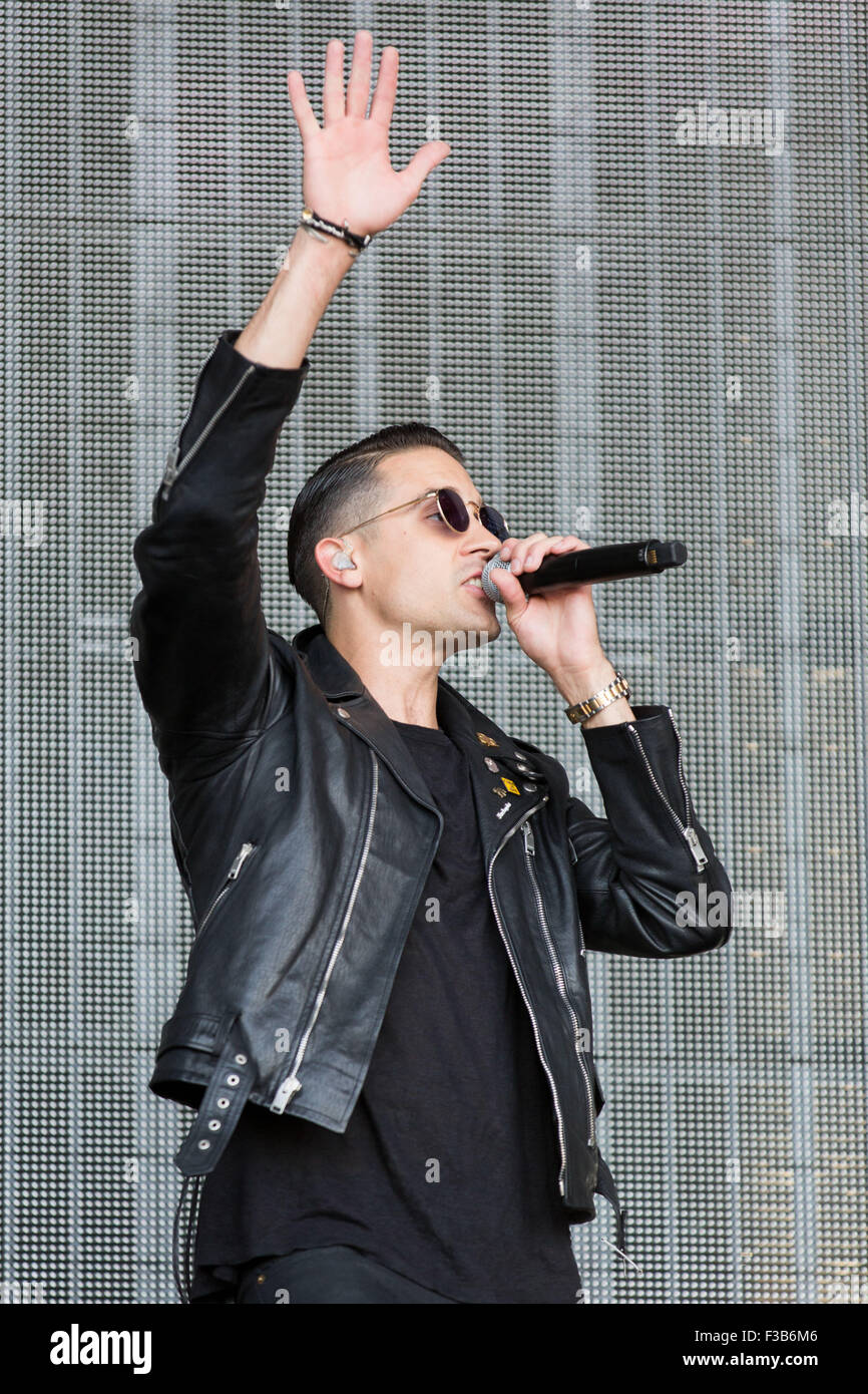 Austin, Texas, USA. 3rd Oct, 2015. Rapper G-EAZY (aka YOUNG GERALD ...