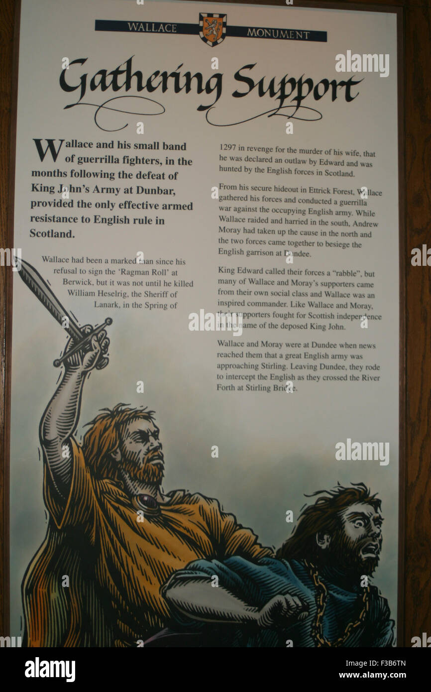William wallace sword stirling hi-res stock photography and images - Alamy