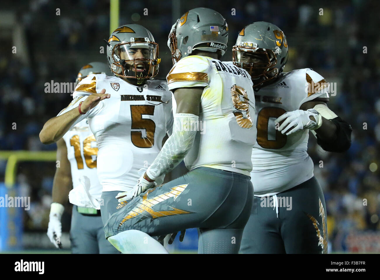 Pasadena, CA. 3rd Oct, 2015. Arizona State Sun Devils defensive back ...