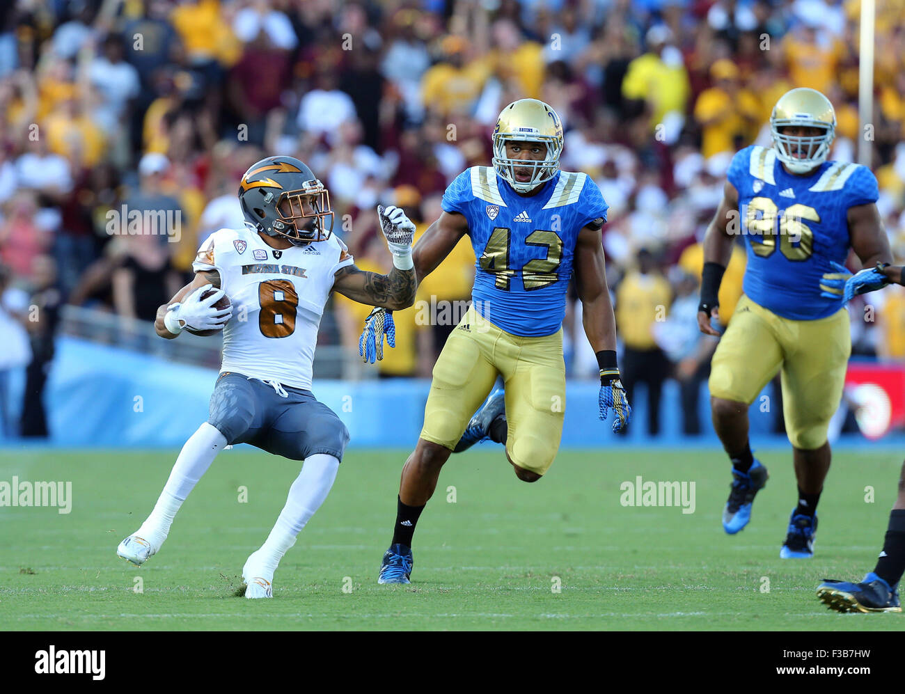 October 03, 2015 Arizona State Sun Devils wide receiver Tim White #12 ...