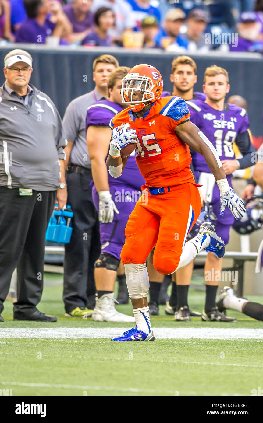 October 3, 2015-Sam Houston State Bearkats wide receiver LaDarius Brown ...