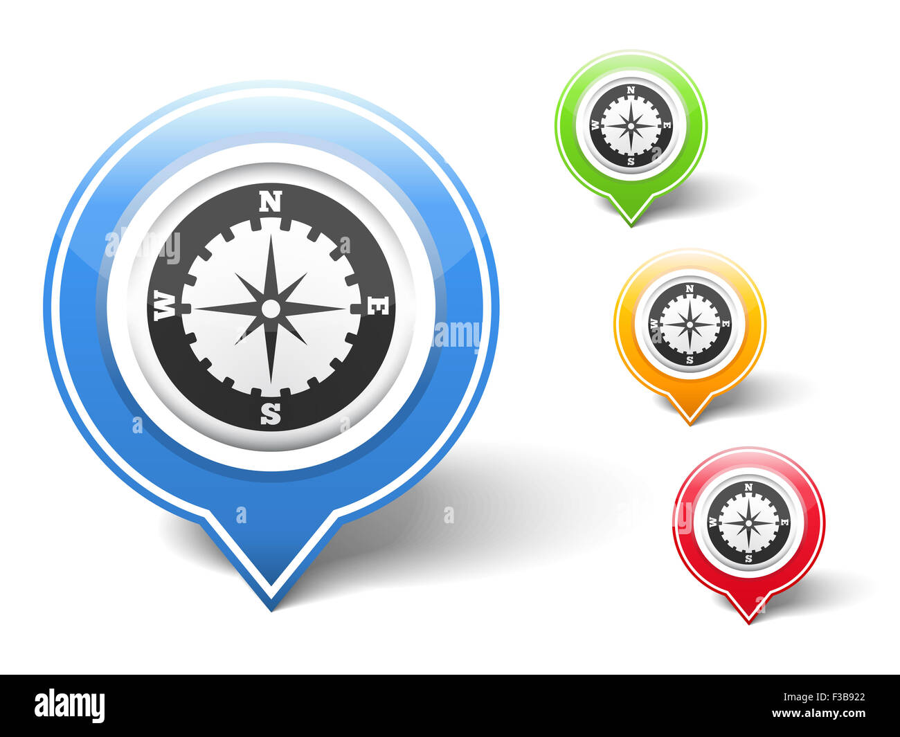 Compass road sign hi-res stock photography and images - Alamy