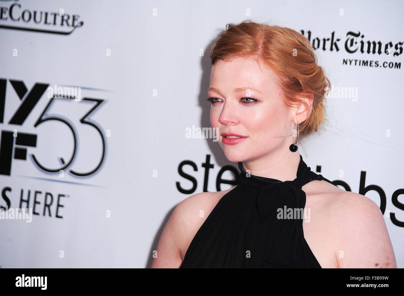 New York, NY, USA. 3rd Oct, 2015. Sarah Snook at arrivals for STEVE ...