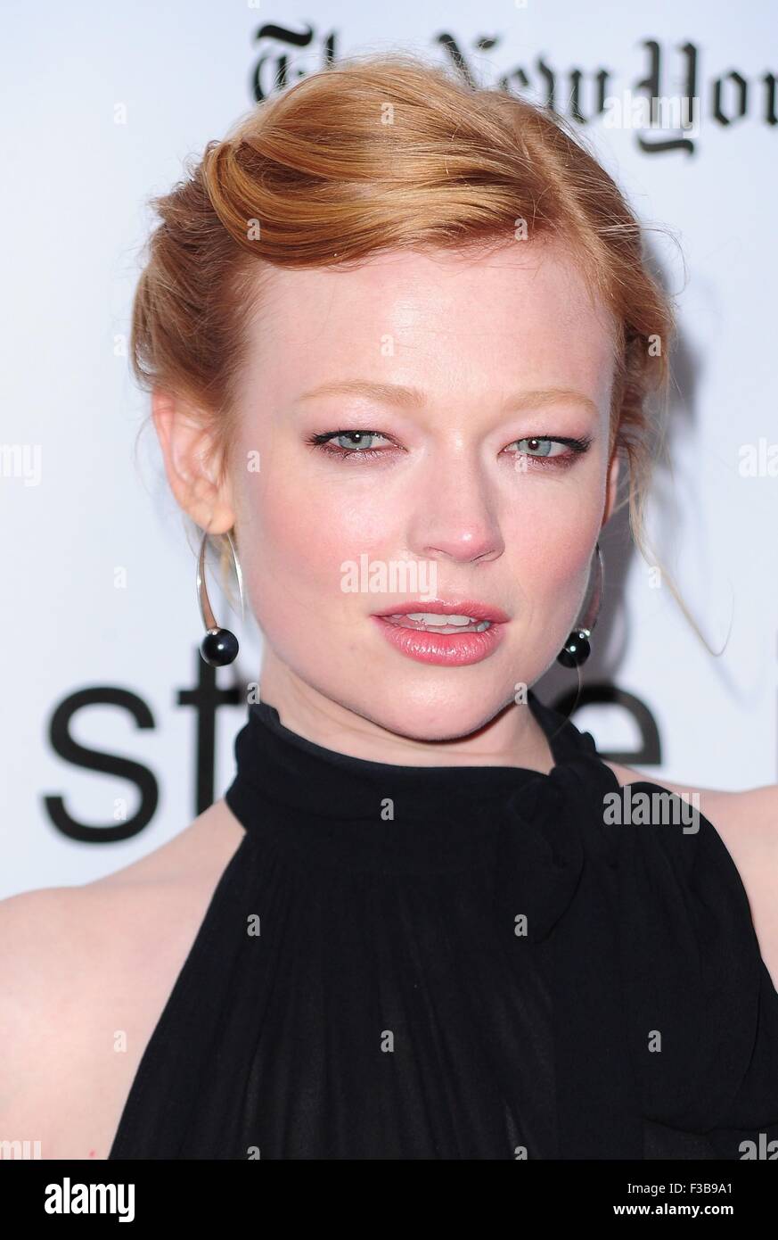 New York, NY, USA. 3rd Oct, 2015. Sarah Snook at arrivals for STEVE ...