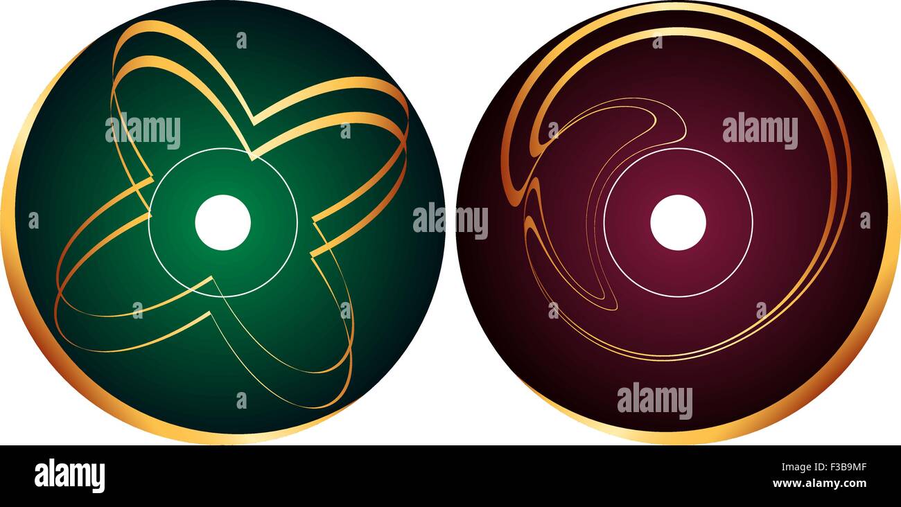 Cd - Dvd Label Design Template Vector Art Stock Vector Image & Art - Alamy