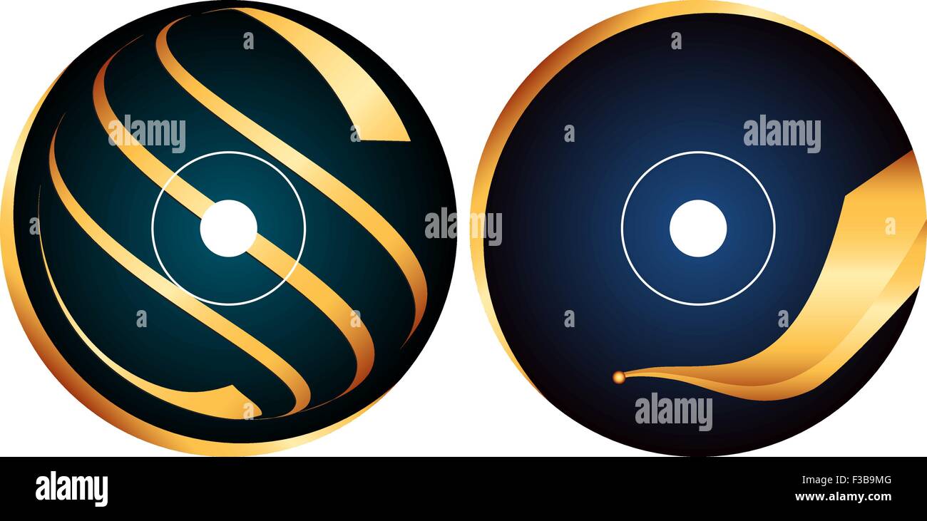 Cd - Dvd Label Design Template Vector Art Stock Vector Image & Art - Alamy
