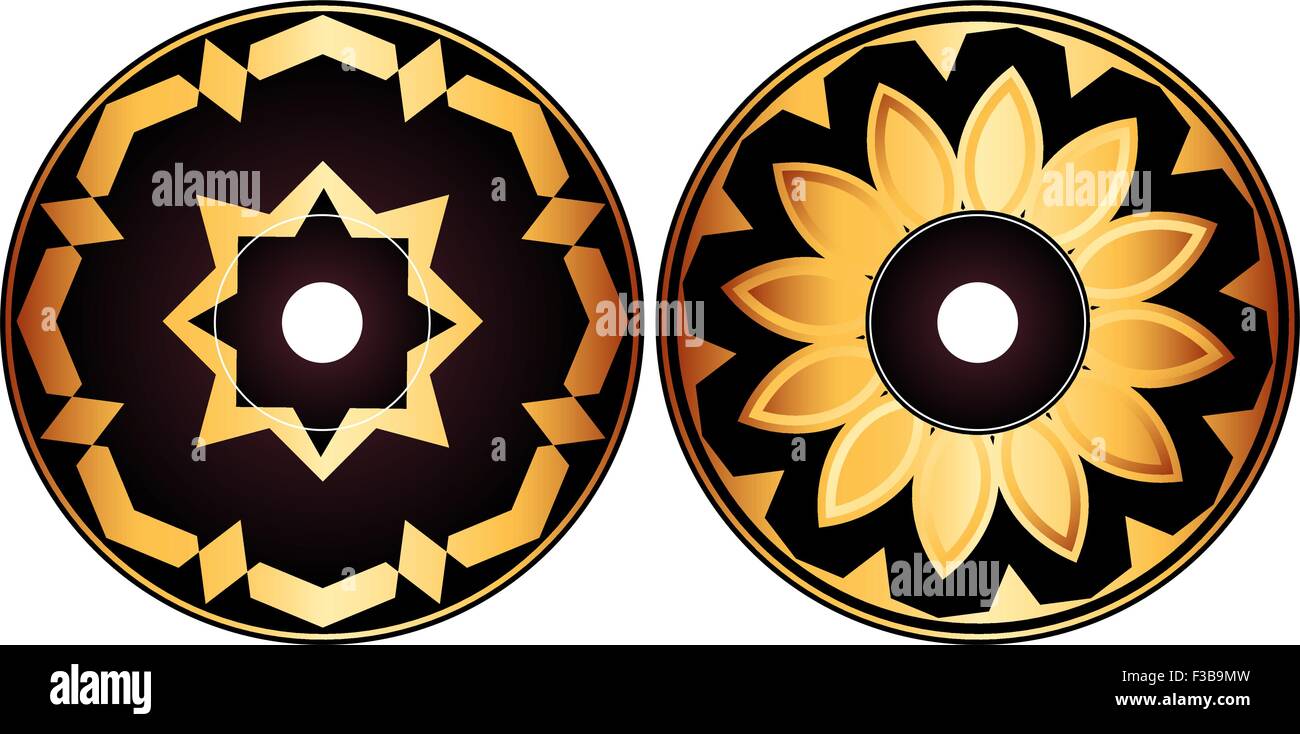 Cd - Dvd Label Design Template Vector Art Stock Vector Image & Art - Alamy