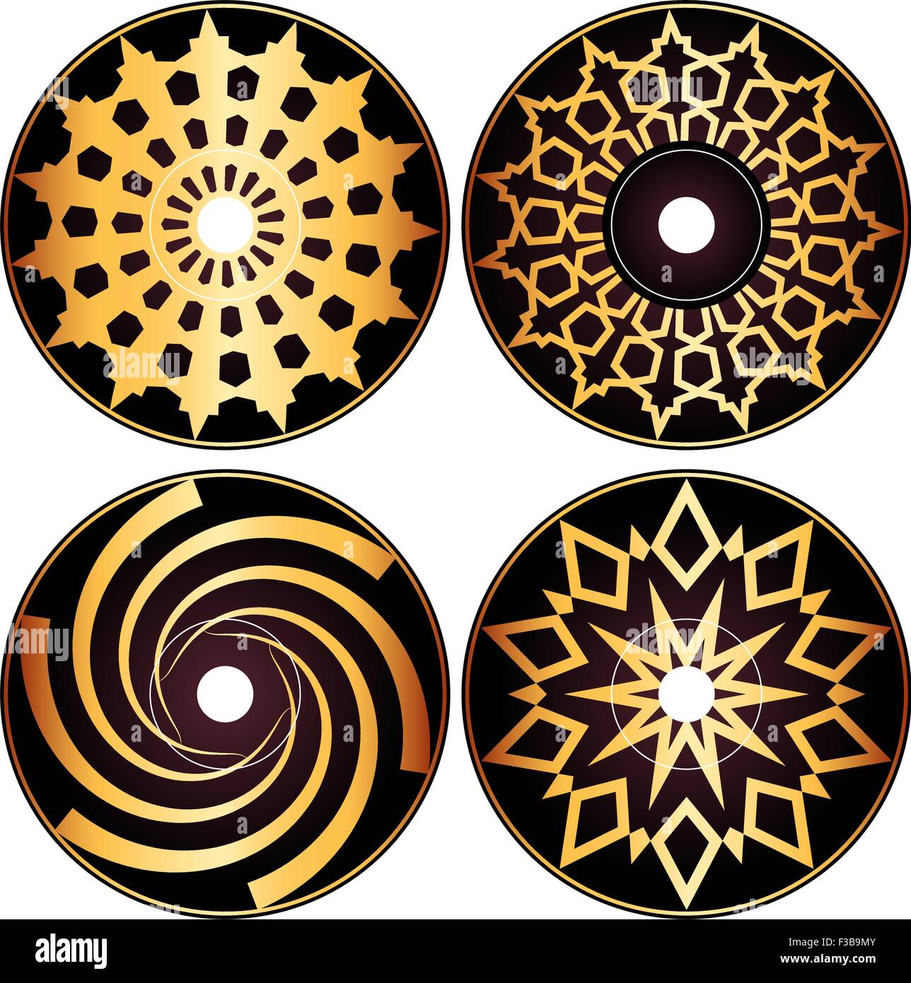 Cd - Dvd Label Design Template Vector Art Stock Vector Image & Art - Alamy