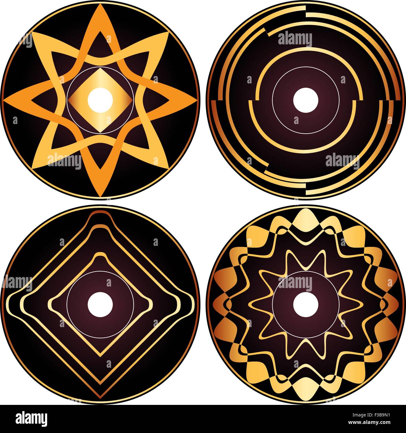 Cd - Dvd Label Design Template Vector Art Stock Vector Image & Art - Alamy