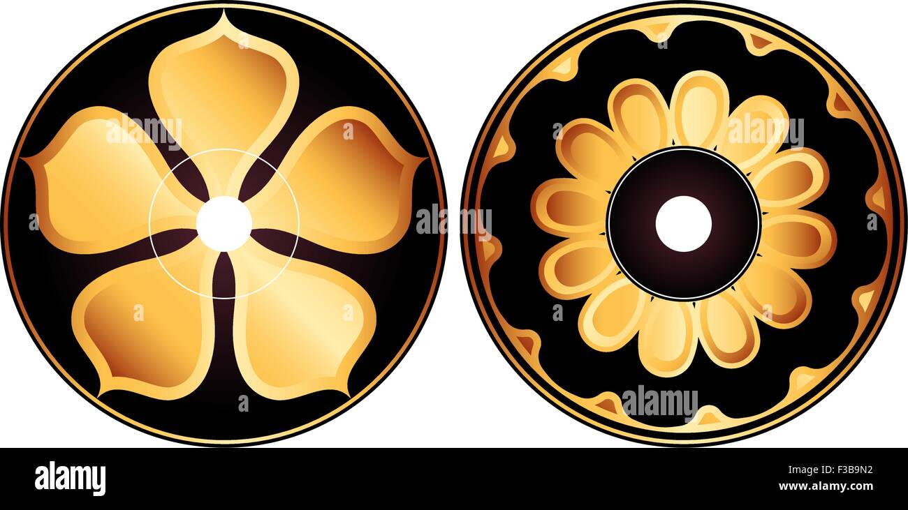 Cd - Dvd Label Design Template Vector Art Stock Vector Image & Art - Alamy