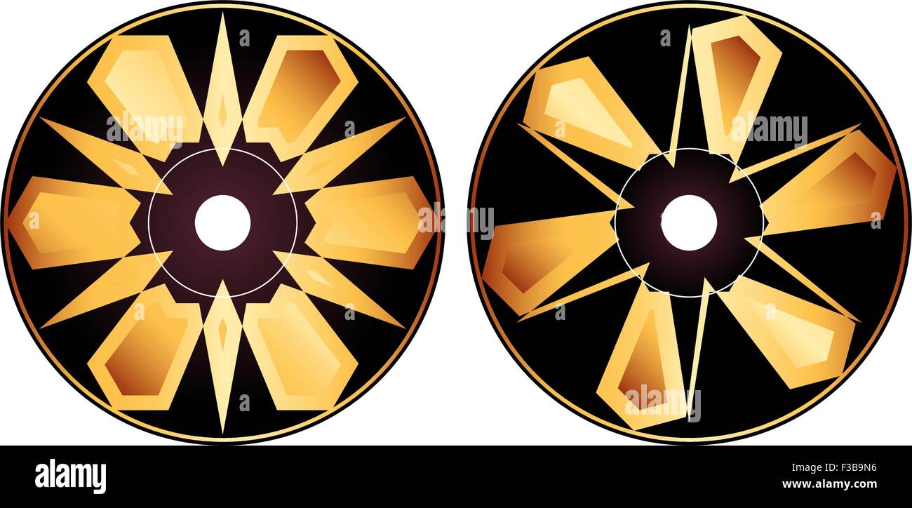 Cd - Dvd Label Design Template Vector Art Stock Vector Image & Art - Alamy
